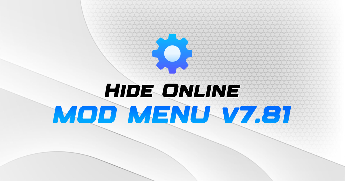 Hide Online Mod Menu Download (Updated 2025)